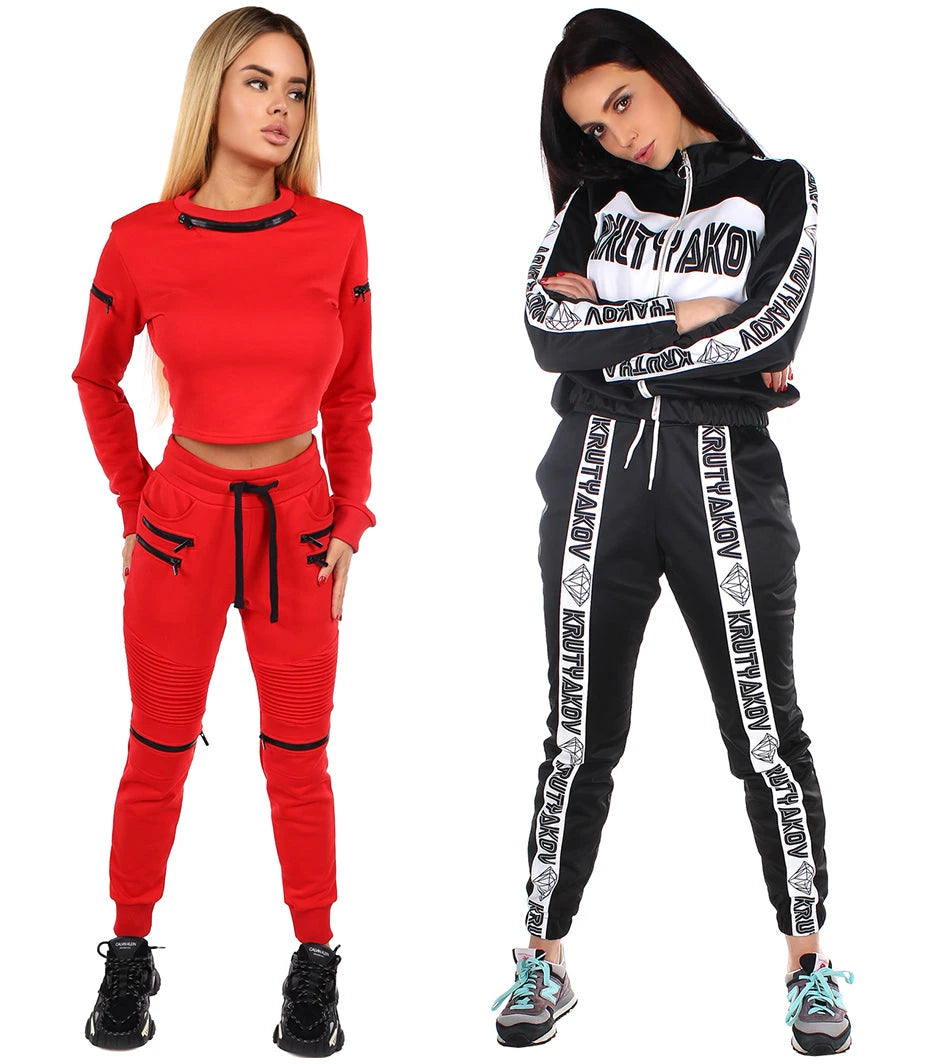 Women’s Tracksuits | KRUTYAKOV Street Style Sets – Krutyakov